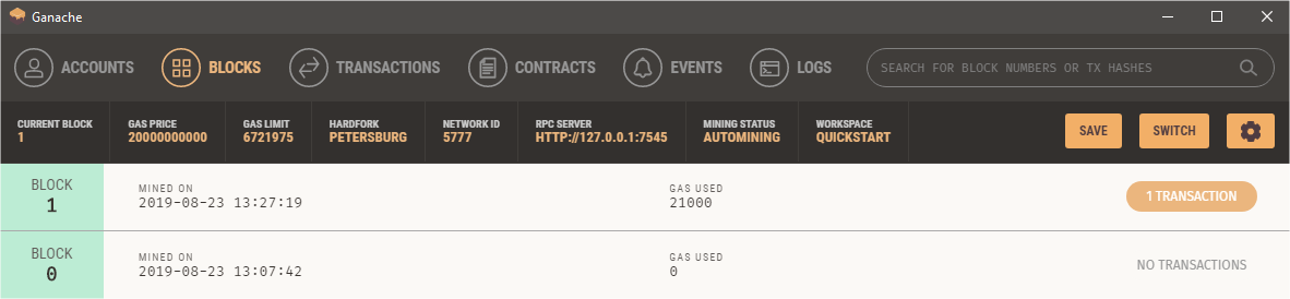 Setting Up A Local Blockchain With Ganache Creative Data